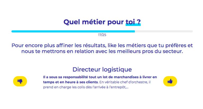 Test d’orientation « métiers » JobIRL : du sur-mesure gratuit pour ...